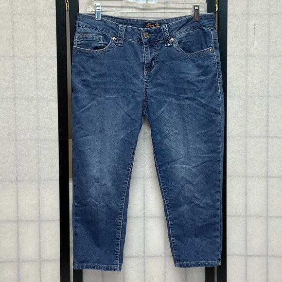 Seven7 | Jeans | Seven 7 Low Rise Slim Fit 5 Pocket Cropped Capri Jeans ...